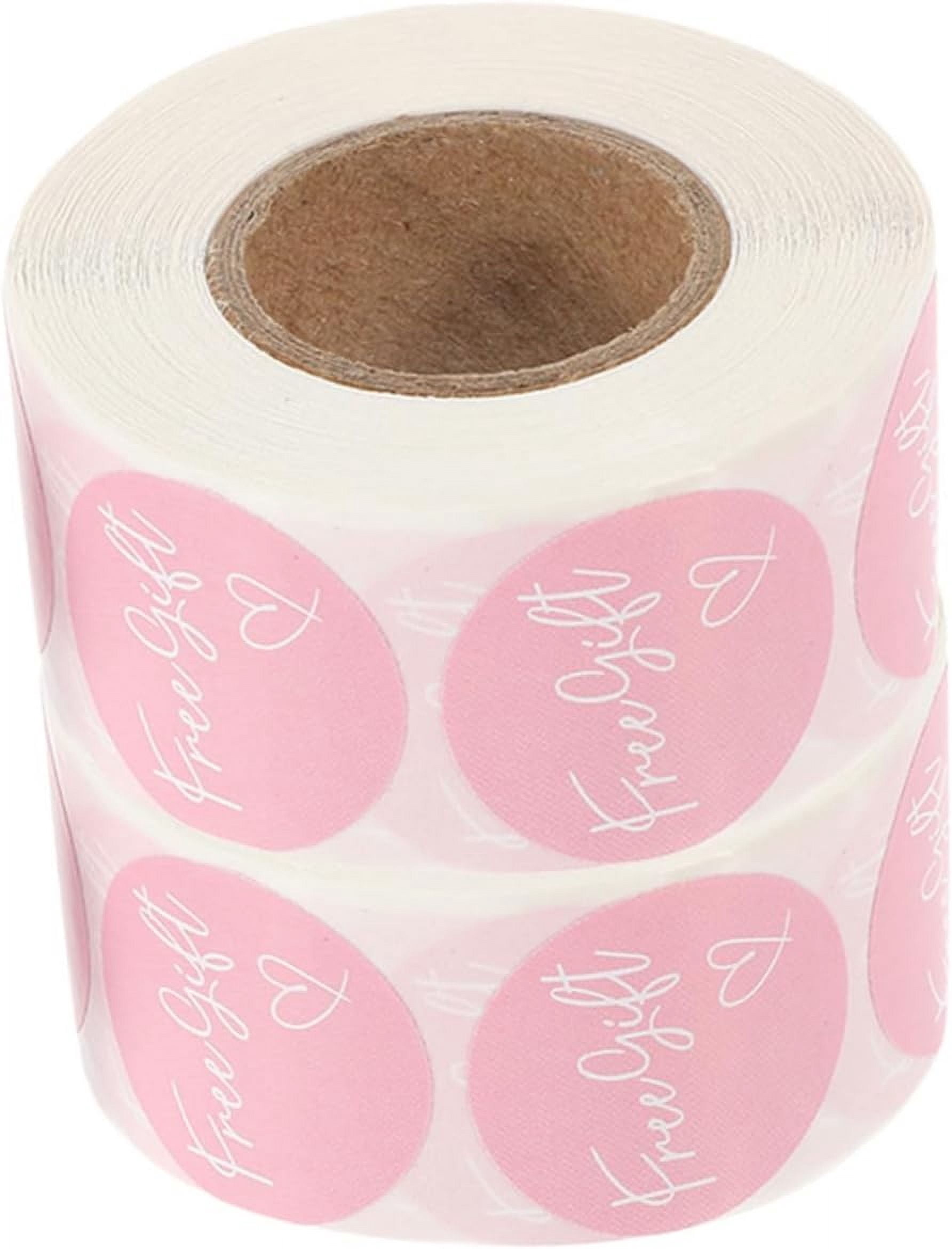 2 Rolls Thank You Stickers Circle Label Stickers Circle Dots Labels ...