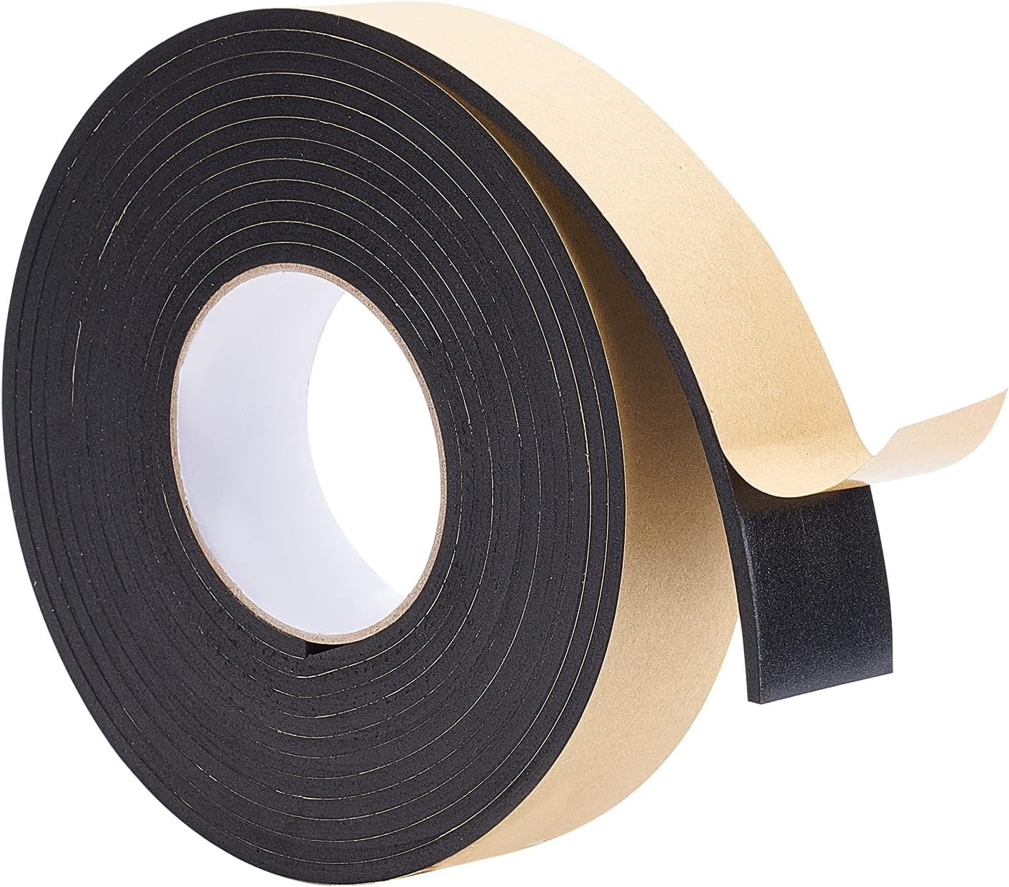 2 Rolls Total 32.8 Feet High Density Window Foam Strip 1.57Inch Width ...
