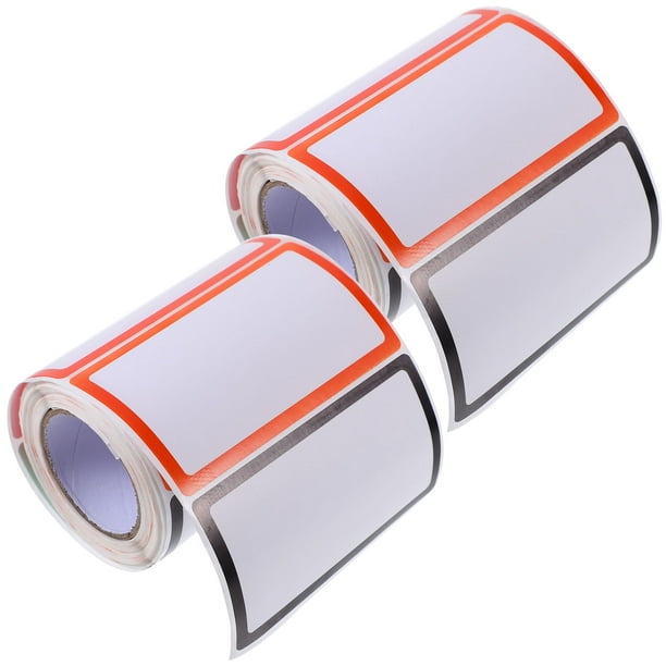 2 Rolls Water Bottle Stickers Coloured Stickers Fridge Labels Dry Erase ...