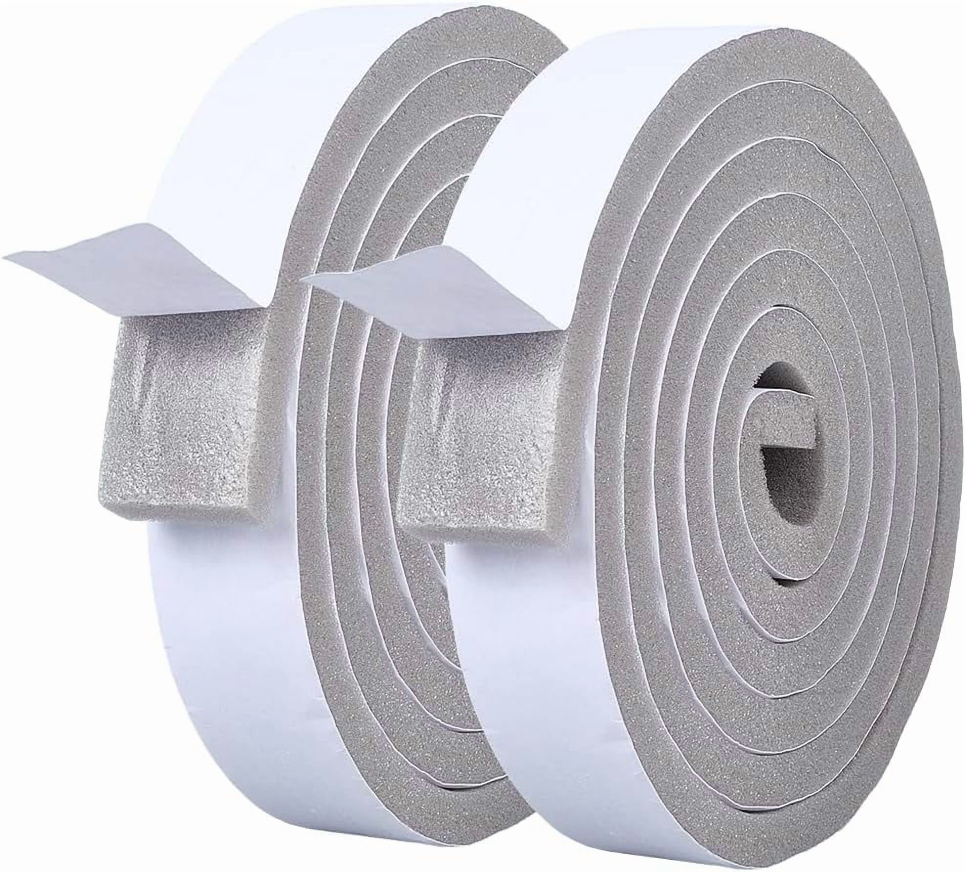 2 Rolls Weather Stripping Door Seal Strip Adhesive Foam Weather ...