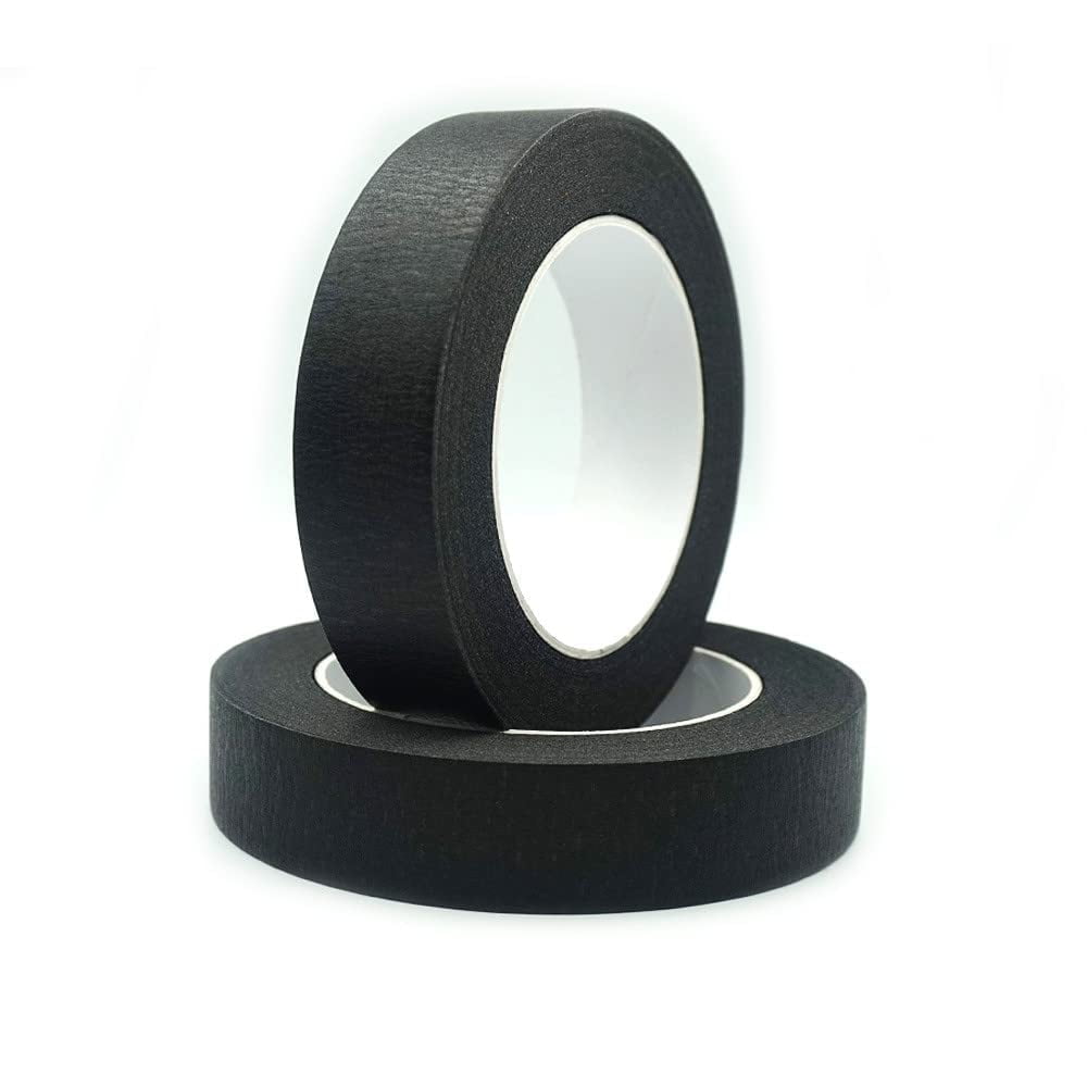 2 Rolls Wide Masking Tape 1 inch X 55 Yards, General Purpose Beige ...