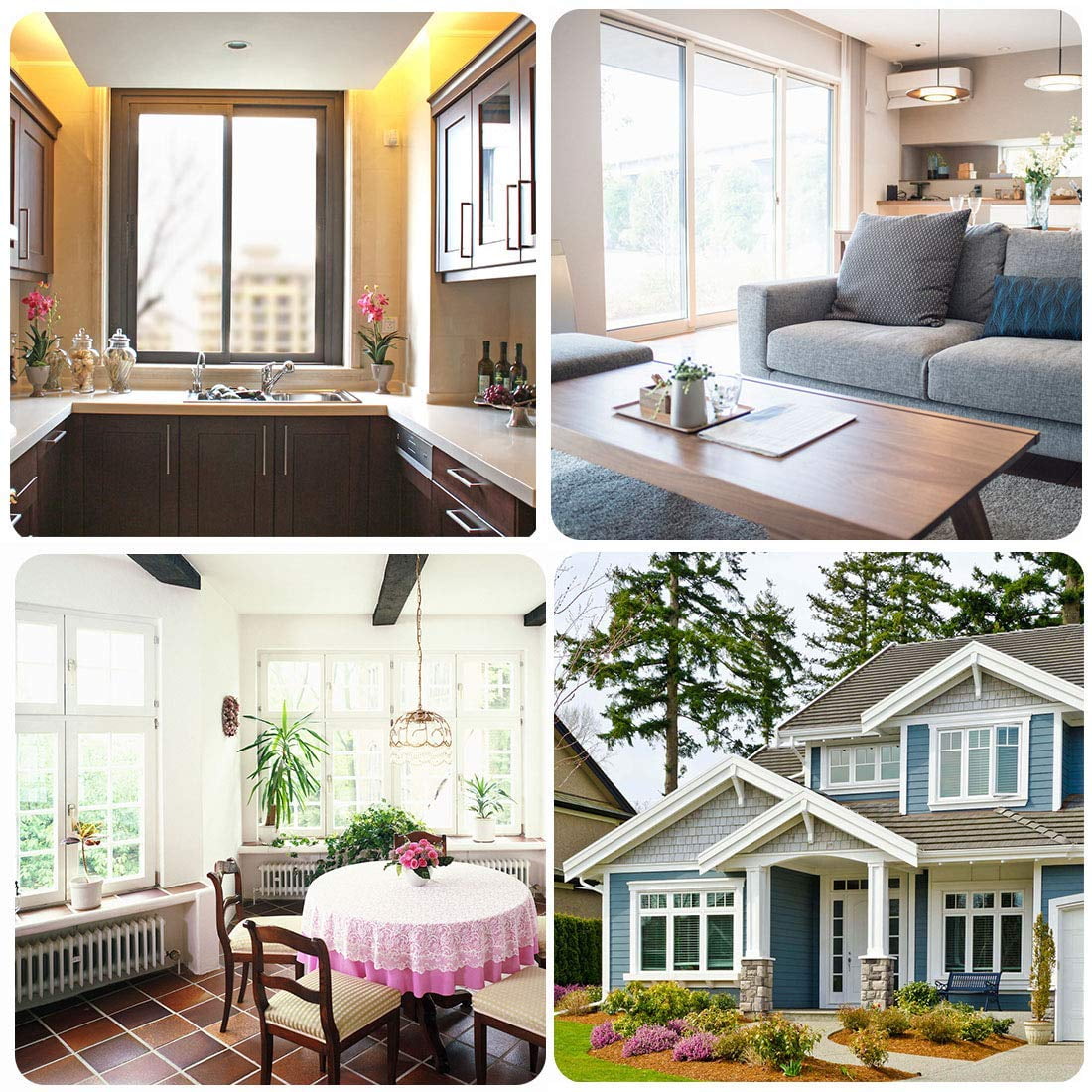 2 Rolls Windows Screen and Screen Door Mesh Replacement, 39" x 59 ...