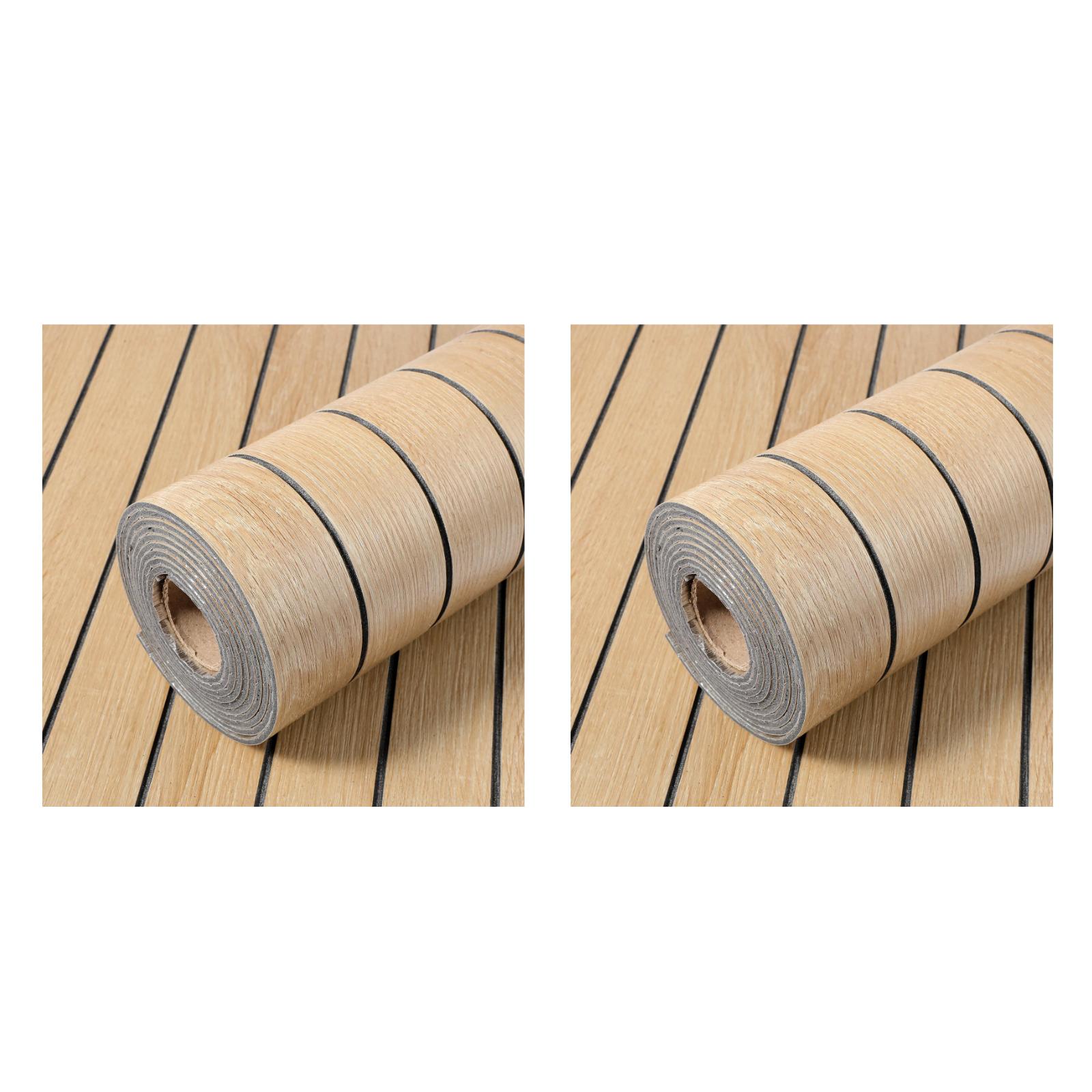 2 Rolls Wood Grain Panels for Wall: 40cm x 3m 3D Faux Wood Wall Panels ...
