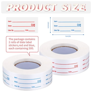 500Pcs Storage Labels Removable Self-Adhesive Dissolvable easy to font ...