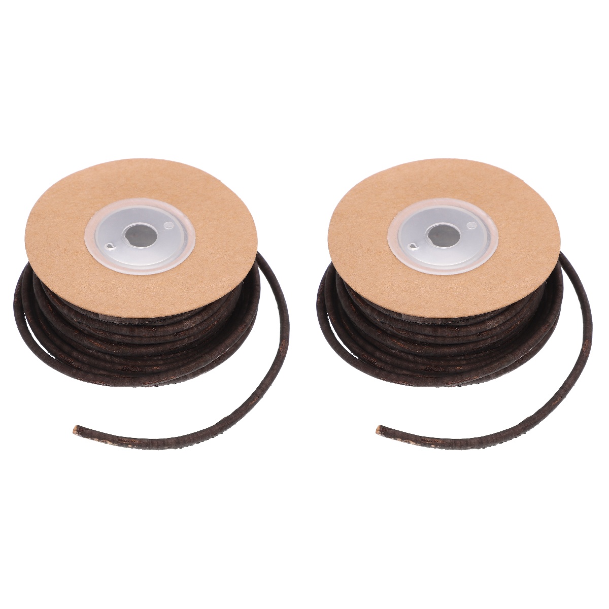 2 Rolls of Diy Leather Rope Beading Bracelet Making Leather Cord ...