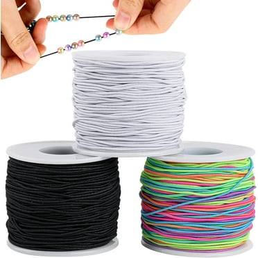 50M Strong Stretch Elastic Cord Wire rope Bracelet Necklace String Bead ...