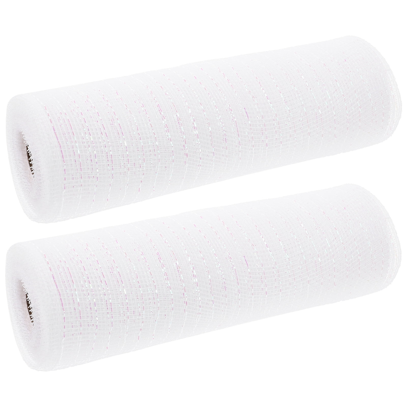 2 Rolls of Mesh Ribbon Gift Packing Mesh Ribbon Decorative Mesh Fabric ...