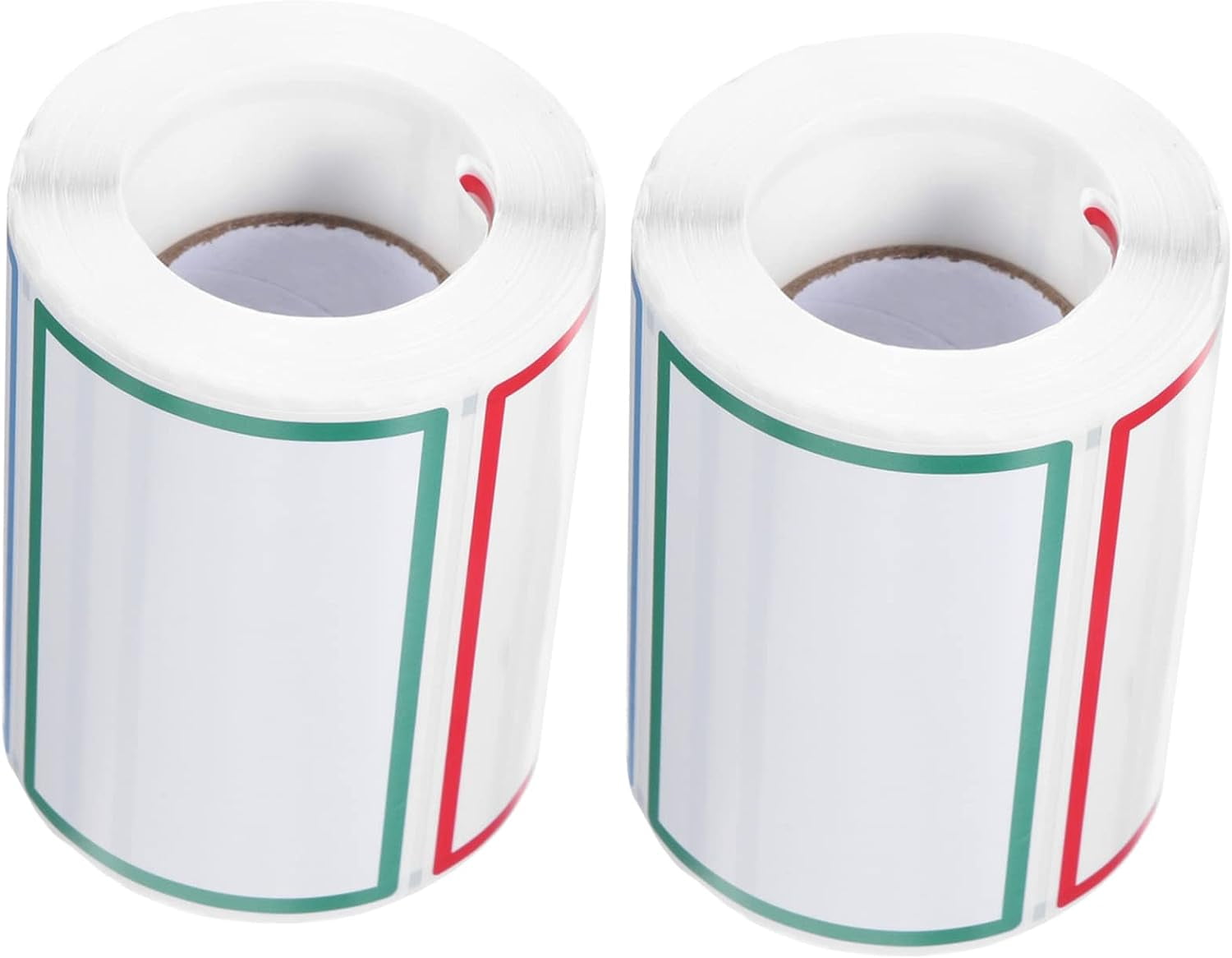 2 Rolls of Name Label Tags Colors Name Tags Self-Adhesive Category Tags ...