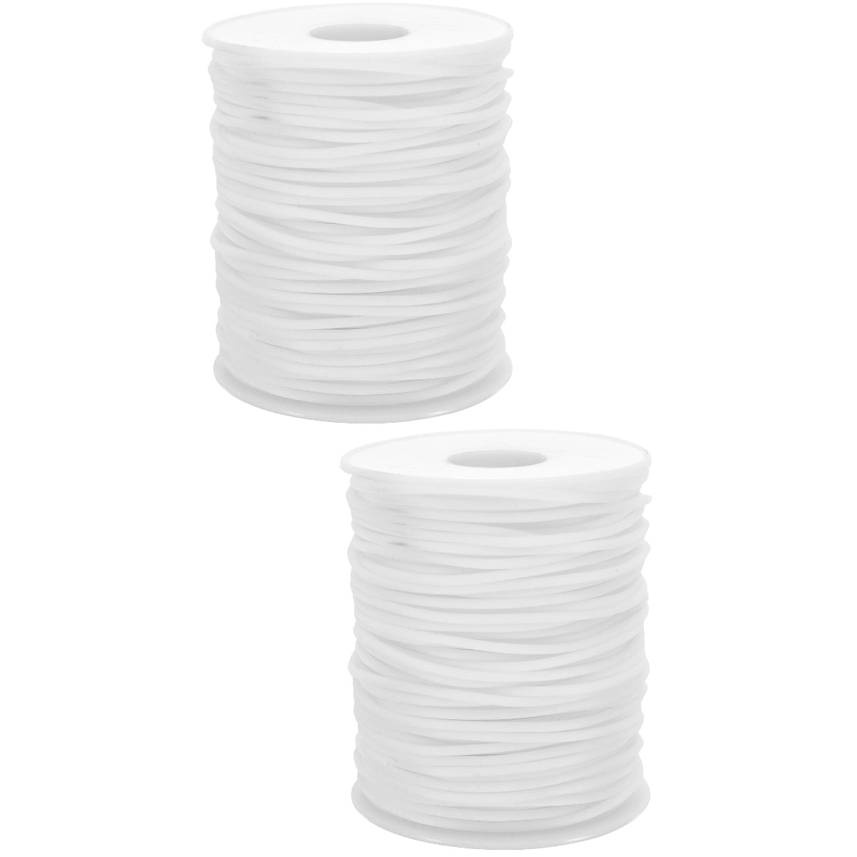 2 Rolls of Necklace Cord DIY Bracelet Stretchy String Jewelry Making ...