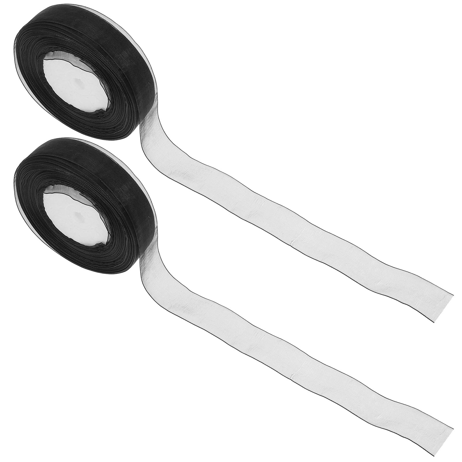 HOMEMAXS 2 Rolls of Organza Ribbons Transparent Ribbons Clothing Decor ...