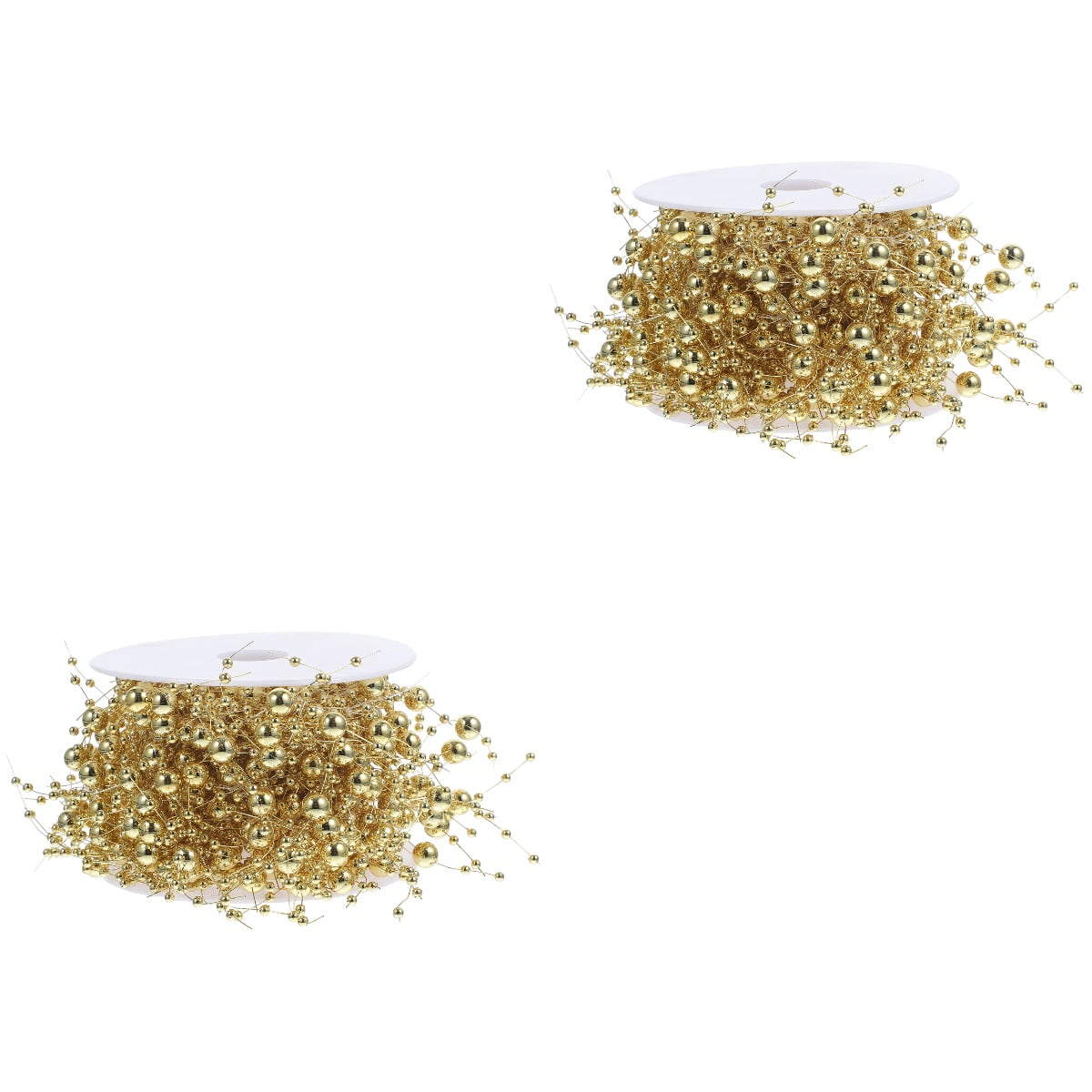 2 Rolls of Pearl String Artificial Pearl String Wedding Centerpiece ...