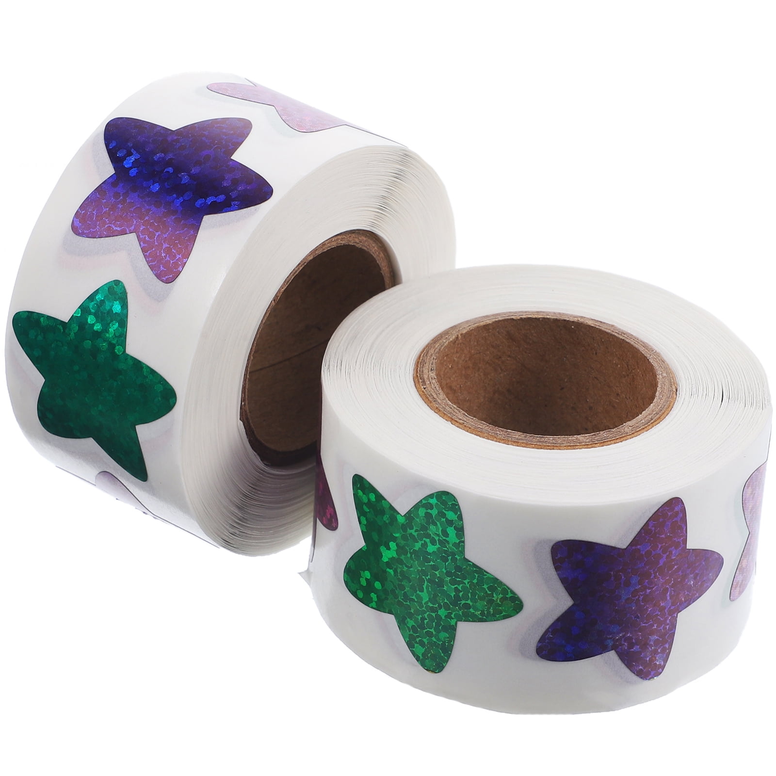 2 Rolls of Pentagram Shaped Sticker Decorative Award Stickers Delicate ...