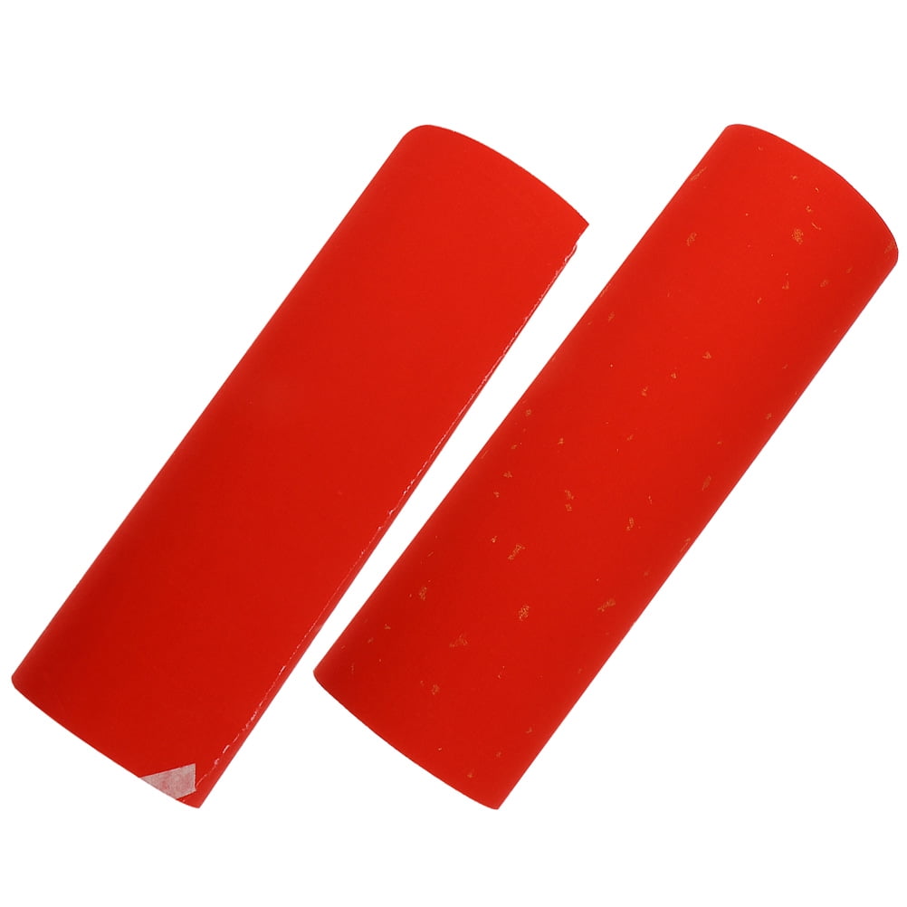 2 Rolls of Red Xuan Paper Spring Festival Couplets Scroll Red Rice ...