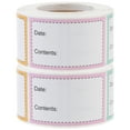 2 Rolls of Removable Food Container Labels Adhesive Food Jar Labels ...