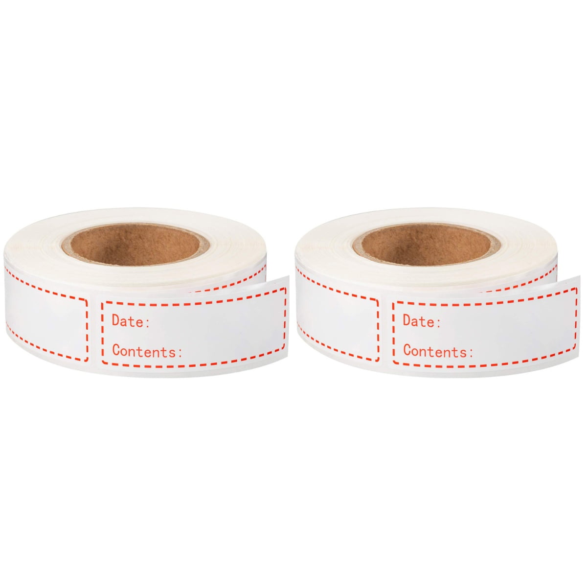 2 Rolls of Removable Fridge Labels Freezer Reminder Stickers Food Label ...