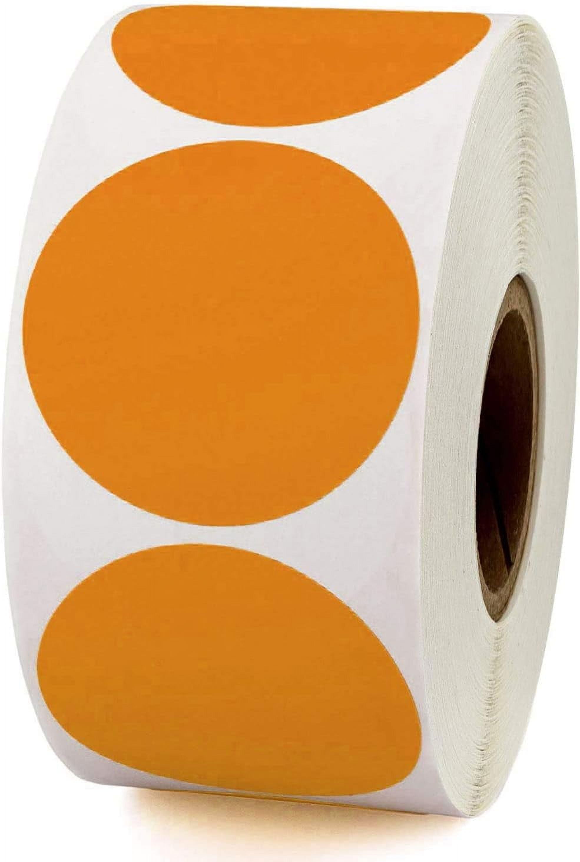 2" Round Color Coding Circle Dot Sticker Labels - 500/Roll - Bronze ...