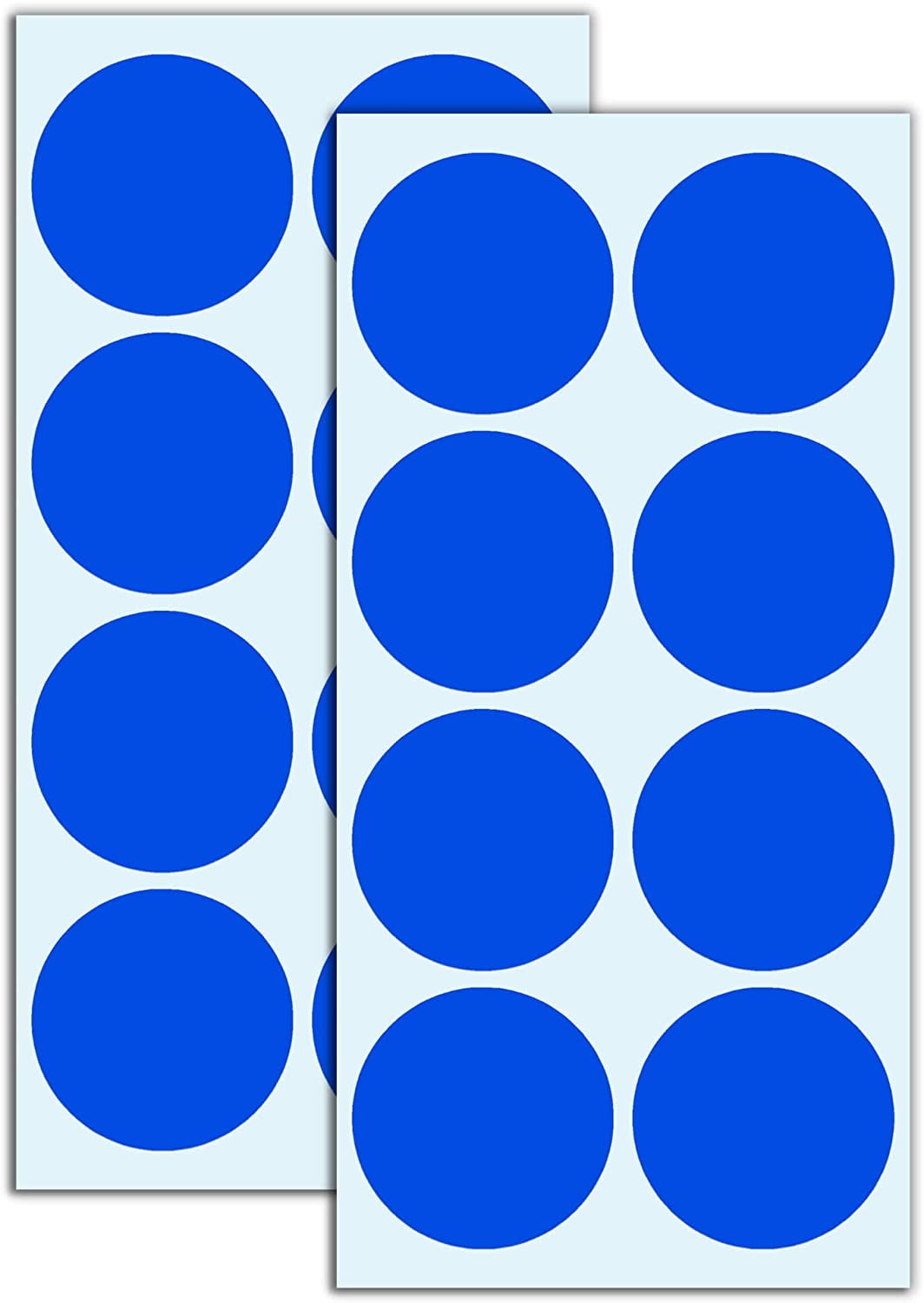 2" Round Color Coding Circle Sticker Labels - Blue, Pack of 240 ...