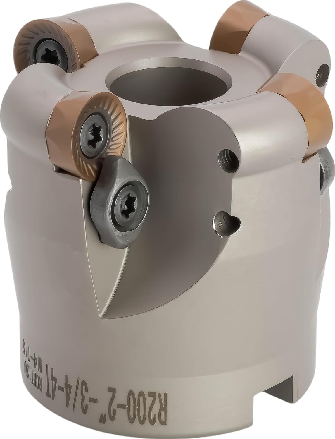 2" Round Insert Indexable Face (Shell) Mill, 3/4" Arbor Hole Diameter ...