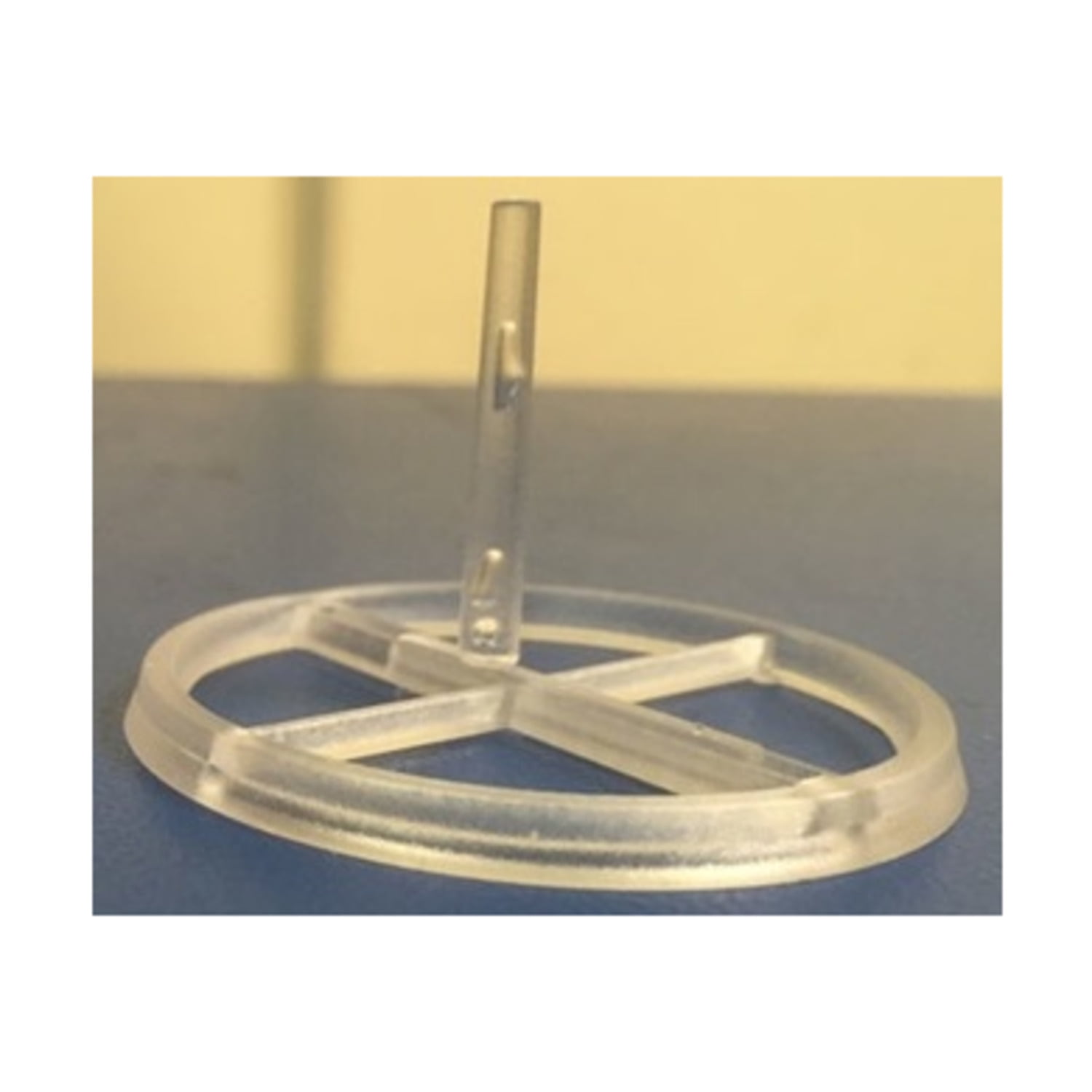 2" Round Transparent Flight Stand w/Peg (5) New - Walmart.com
