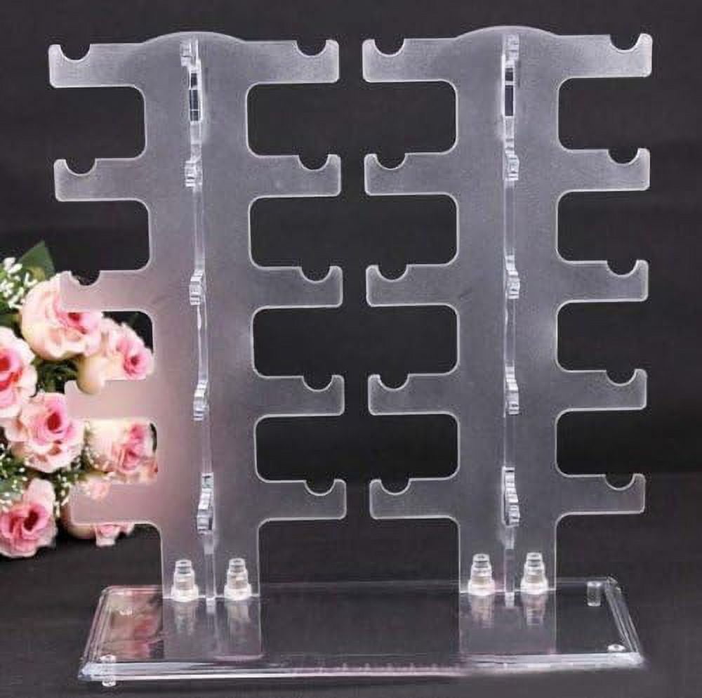 2 Row 10pairs Sunglasses Glasses Rack Holder Frame Display Stand ...