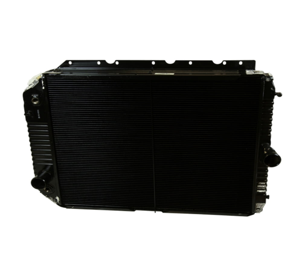 2 Row Aluminum Radiator with Frame & Oil Cooler Compatible with ...