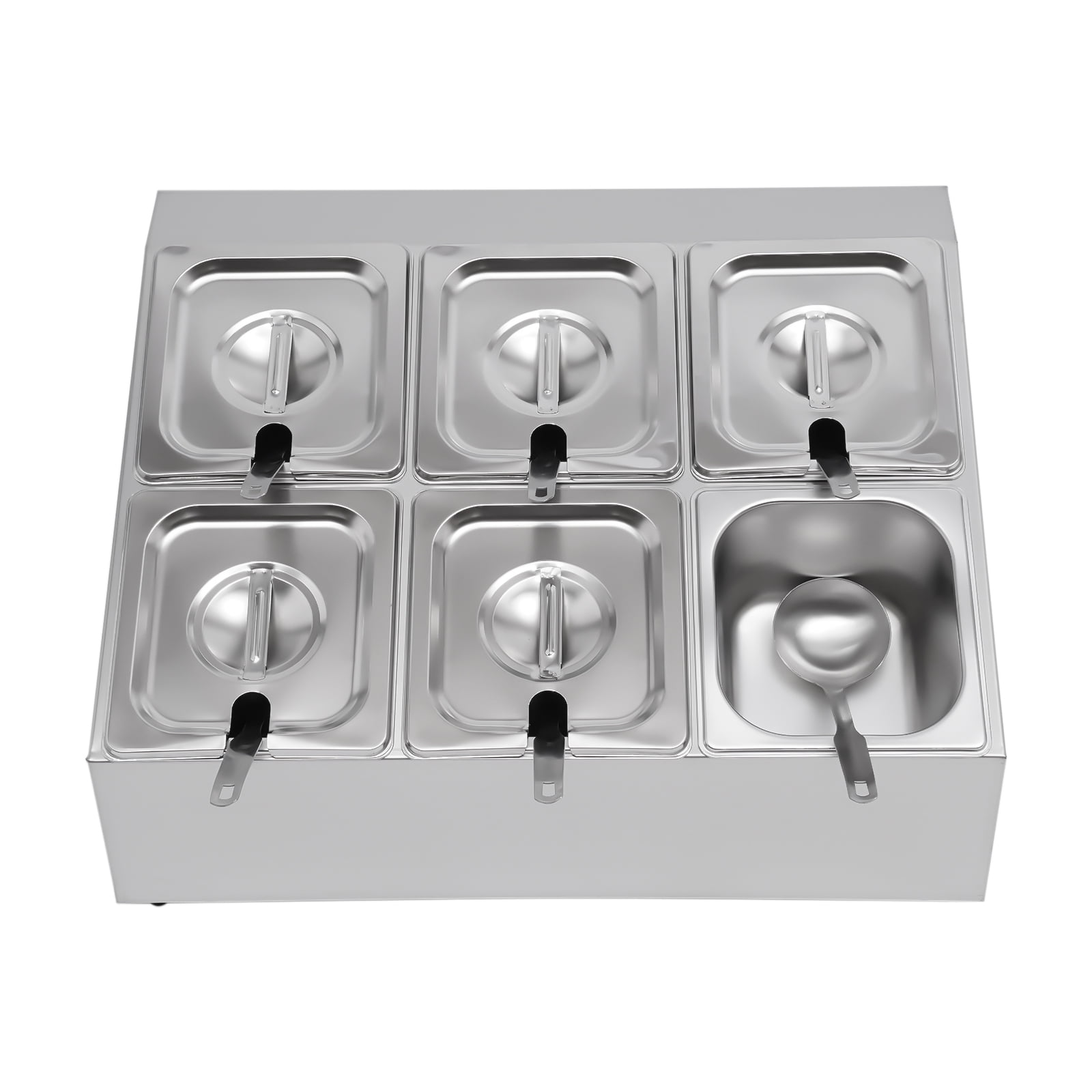 2-Row Kitchen Stainless Steel Spice Rack Shelf, Modern Tabletop ...