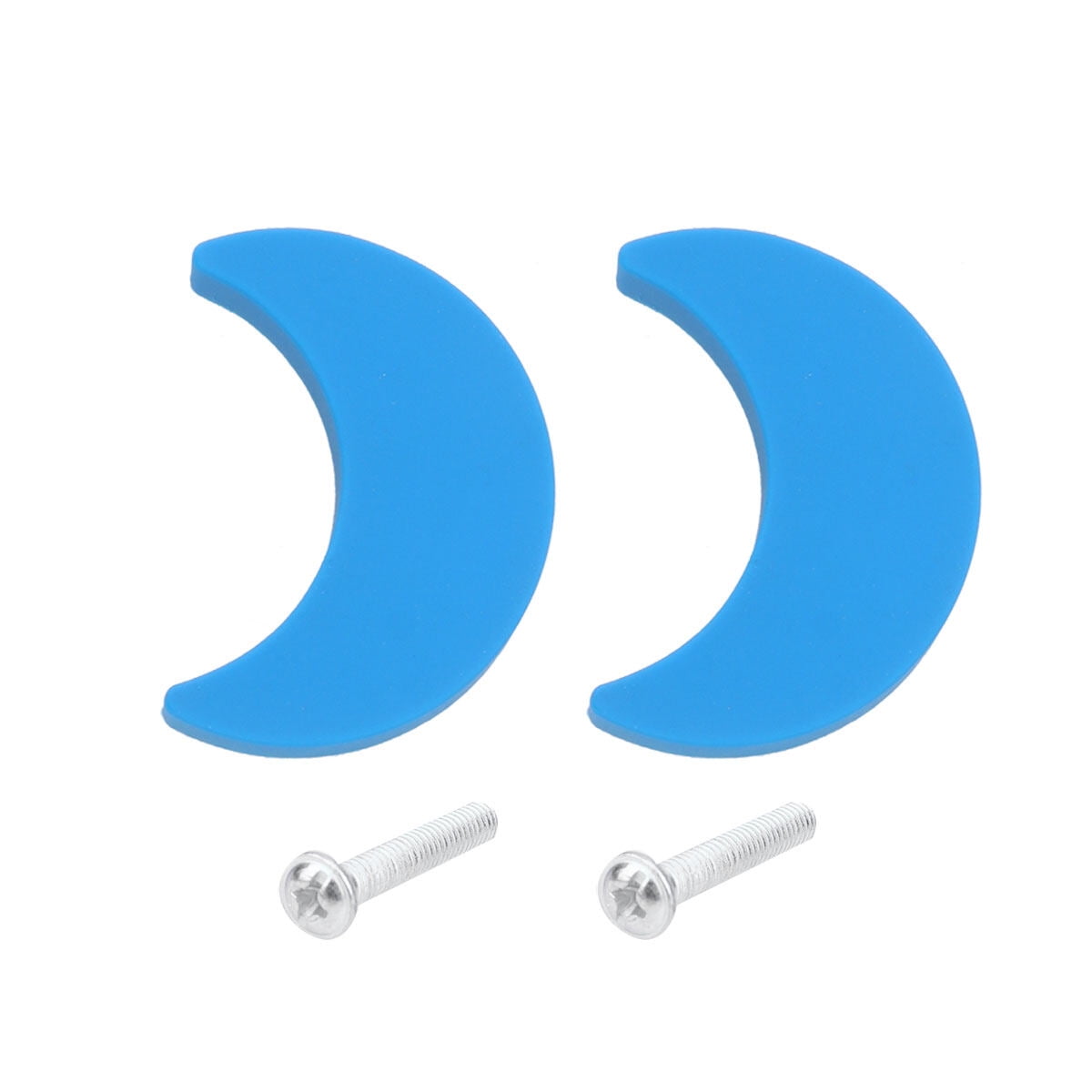 2 Rubber Knobs Star Moon Cloud Shape Kids Cabinet Dresser Handle for ...