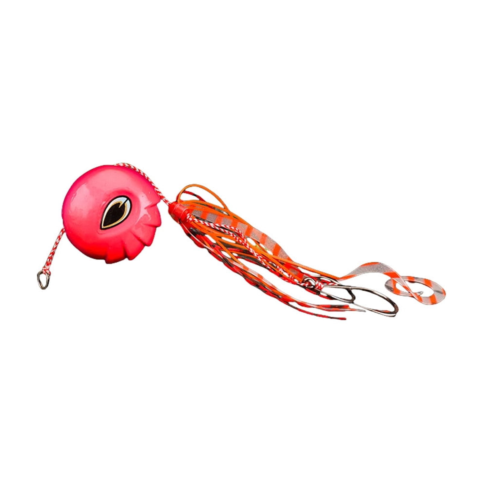 2. Rubber Skirt Kabura Jigs Head 40g-100g Sliding Barbed Hook ...