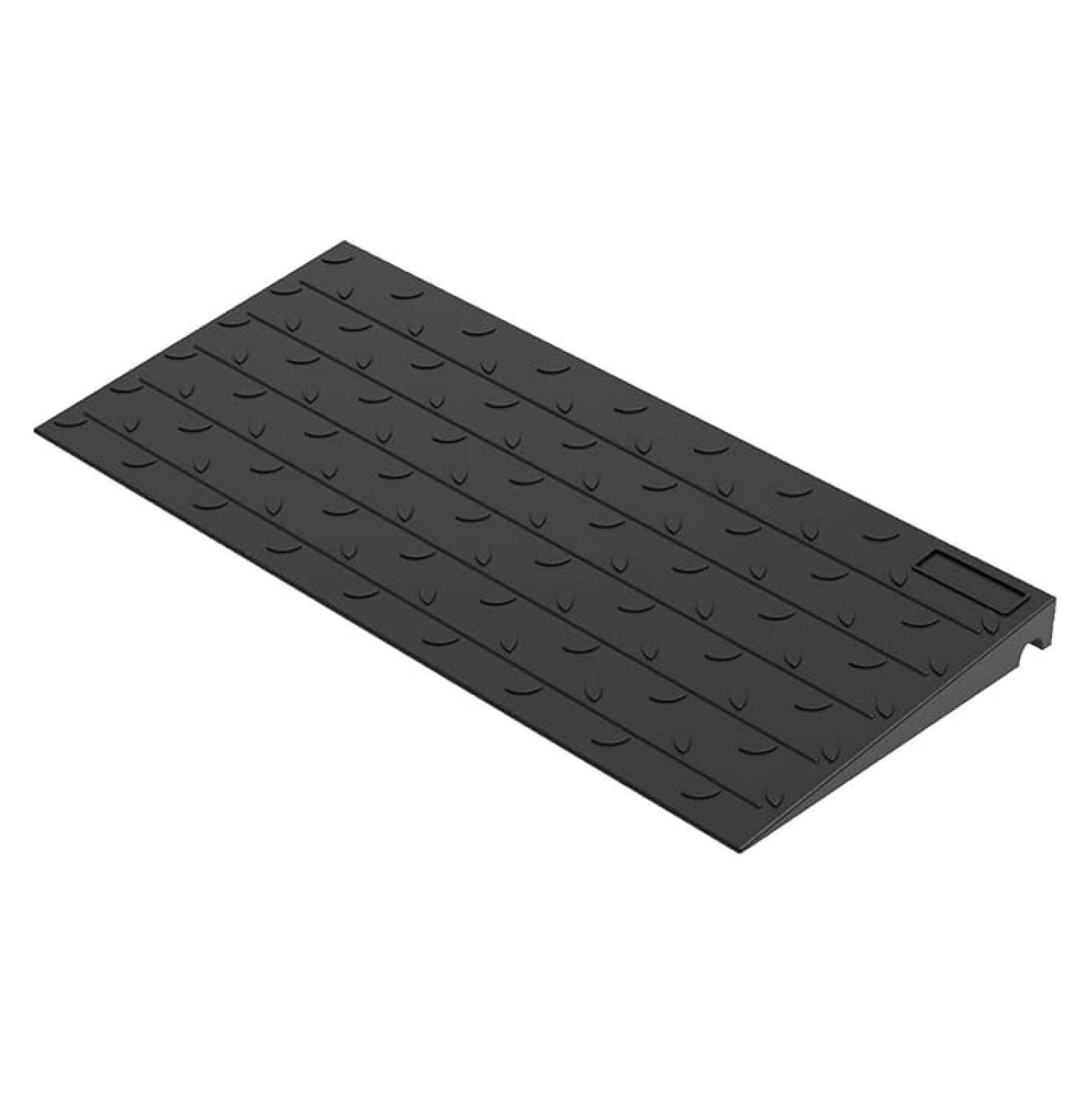 2" Rubber Threshold Ramp for Wheelchairs and Scooters, 36 inch Long ...