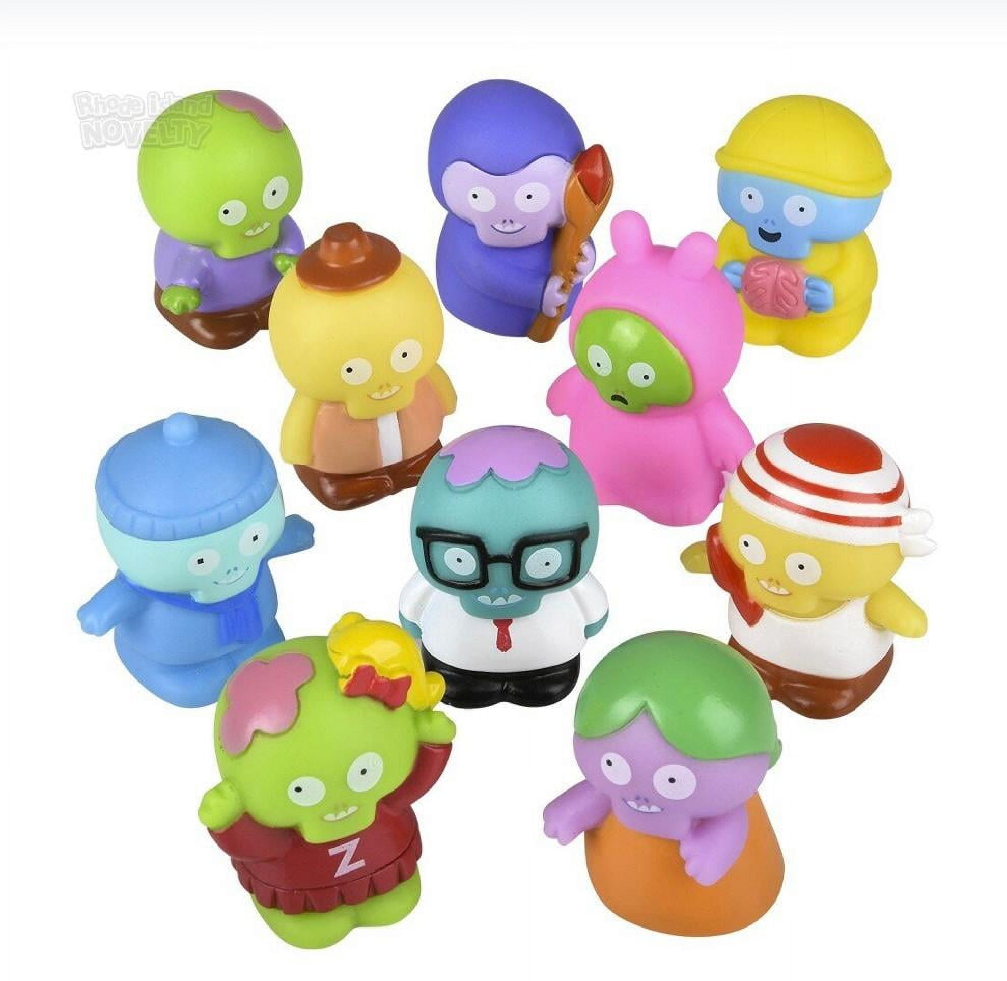2" Rubber Zombie - 10 Piece Assortment - Walmart.com