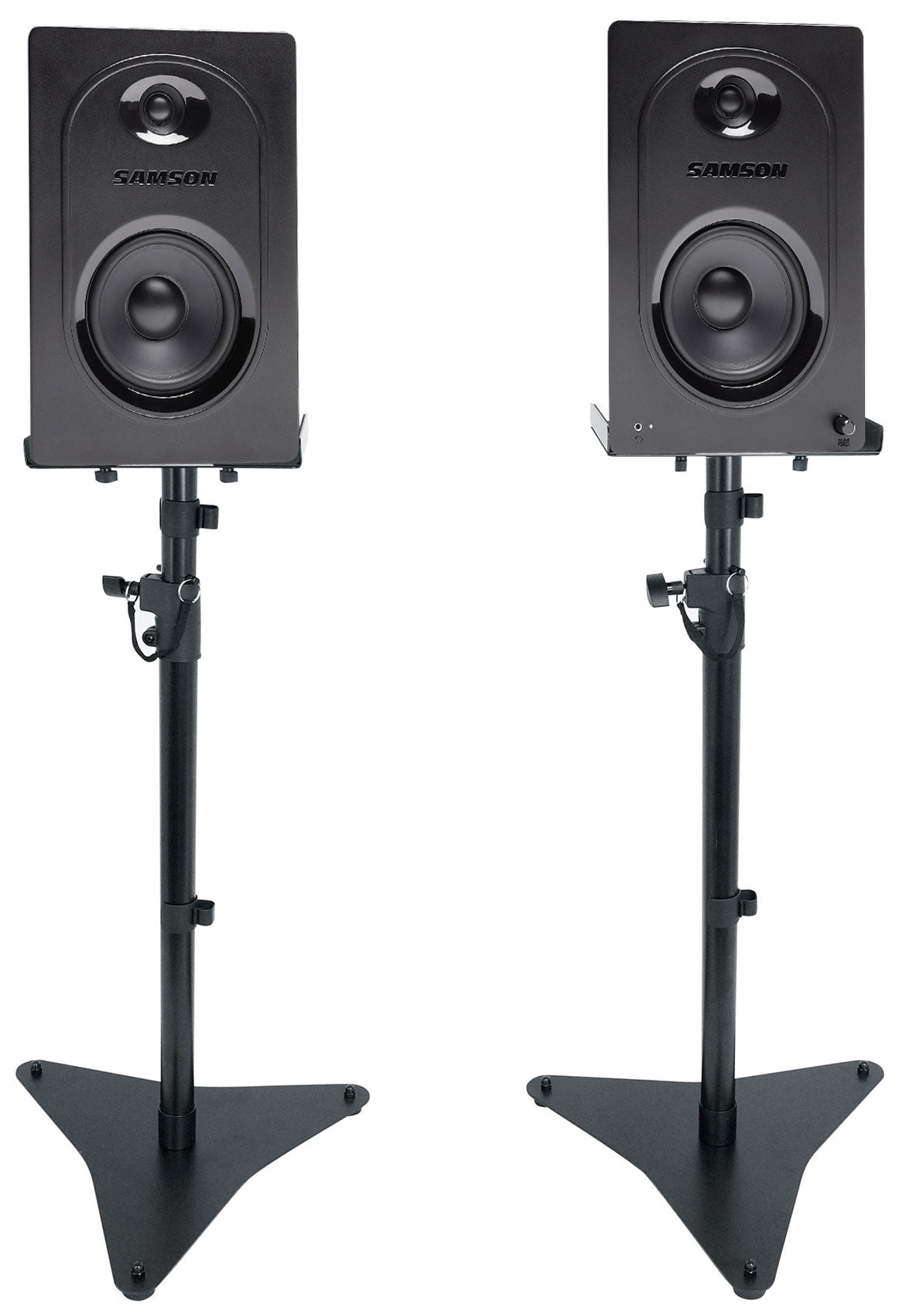 (2) SAMSON M30 Powered 20w Studio Monitors Speakers with Adjustable ...