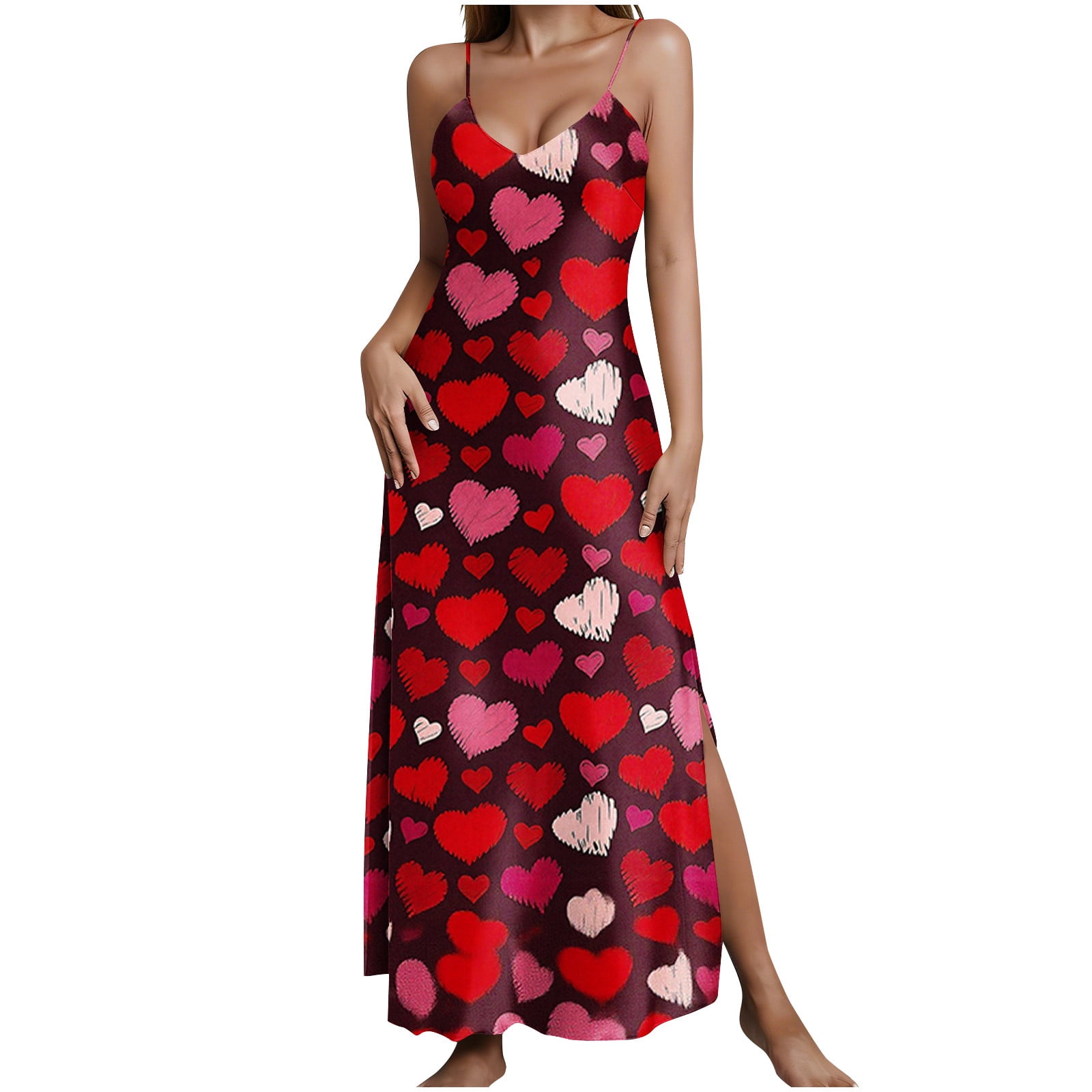 SELONE Valentine Formal Gowns and Evening Dresses V Neck Sleeveless ...