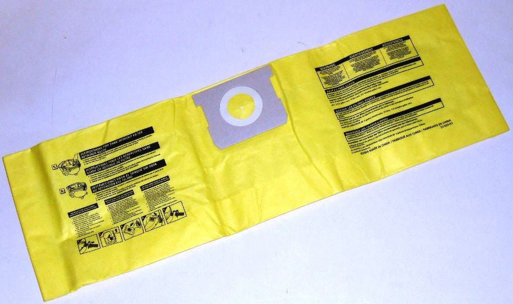 2 SHOP-VAC HIGH EFFICIENCY DRYWALL 10-14 GAL VACUUM BAGS, 906-7200, Qty ...