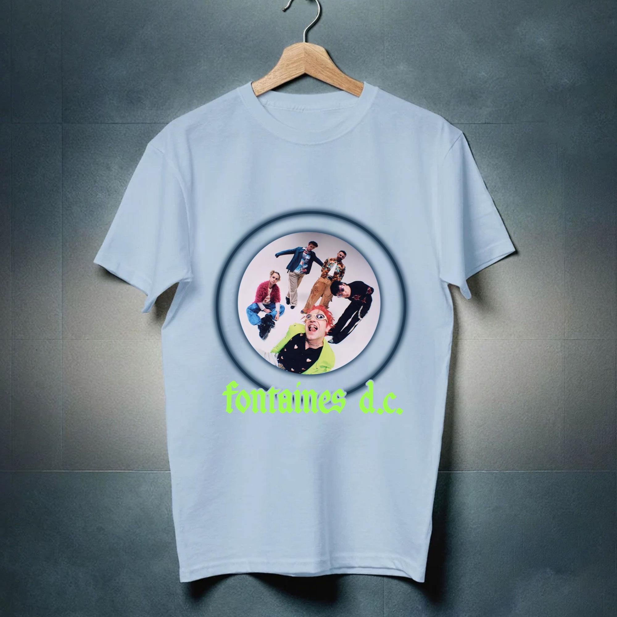 2 SIDE Fontaines DC 2024 Tour Shirt, Fontaines DC Band Fan Shirt, Fontaines DC Concert Shirt ...