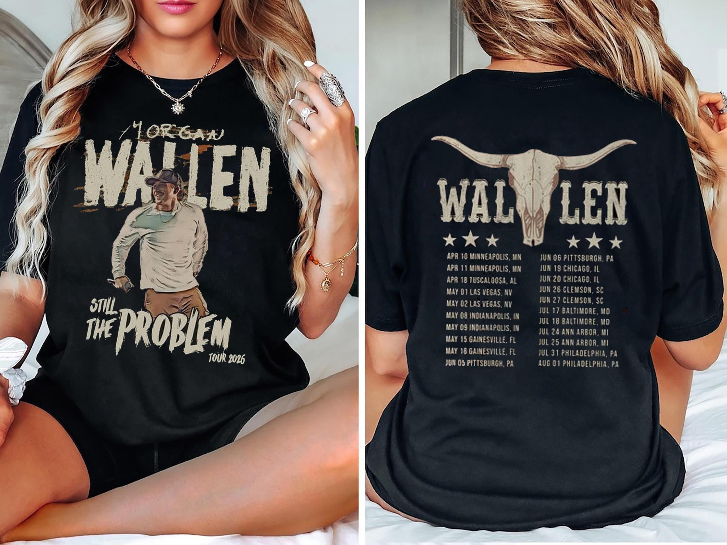2 SIDES M0rgan W@llen Still The Problem Tour 2026 T-Shirt, M0rgan W ...