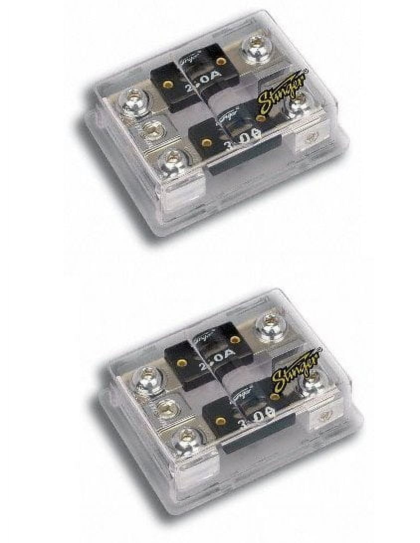 2 STINGER SPD5210 HPM PRO ANL Fused Distribution Blocks - Walmart.com