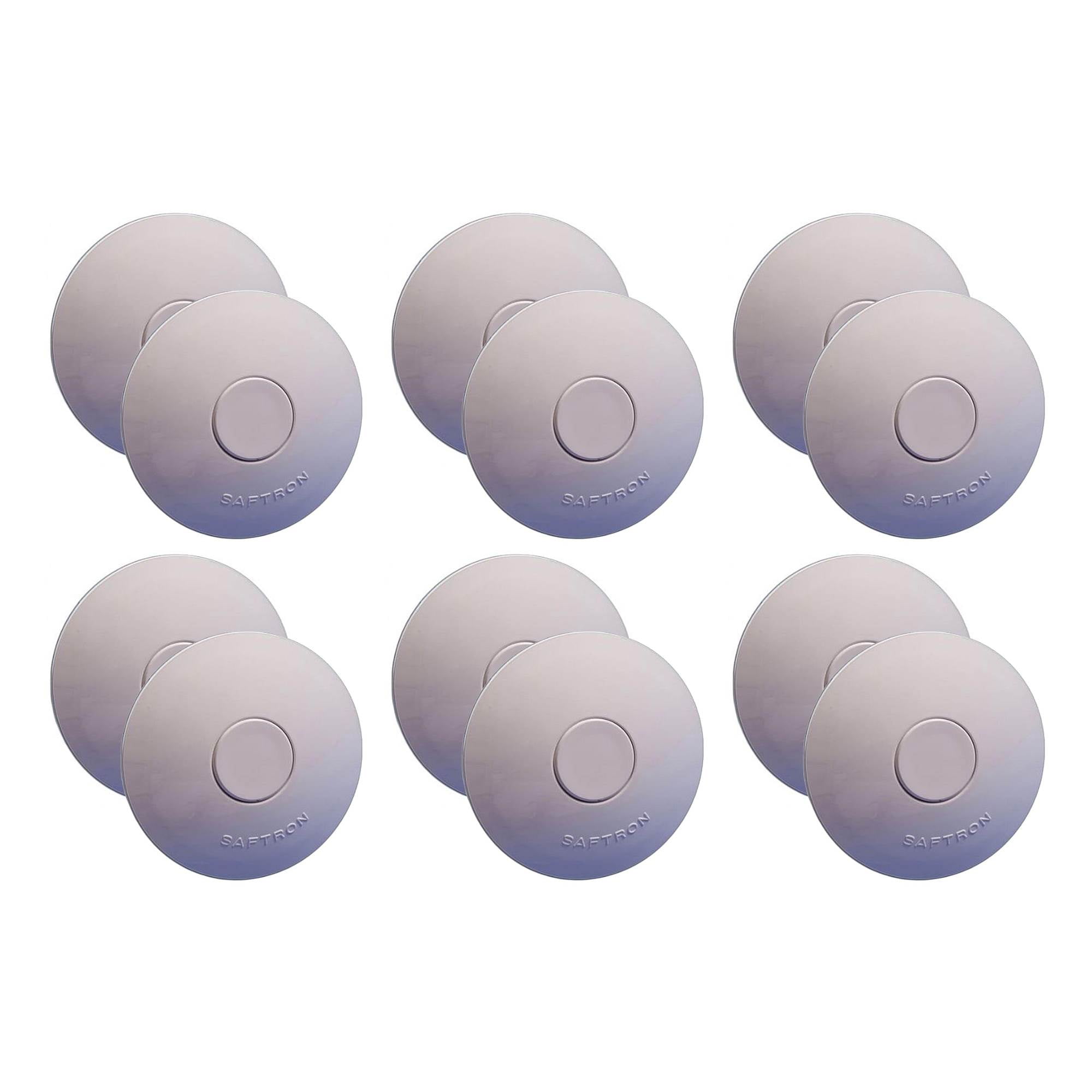 2) Saftron ASC-W Pool Ladder and Railing Anchor Socket Cover (6 Pack ...