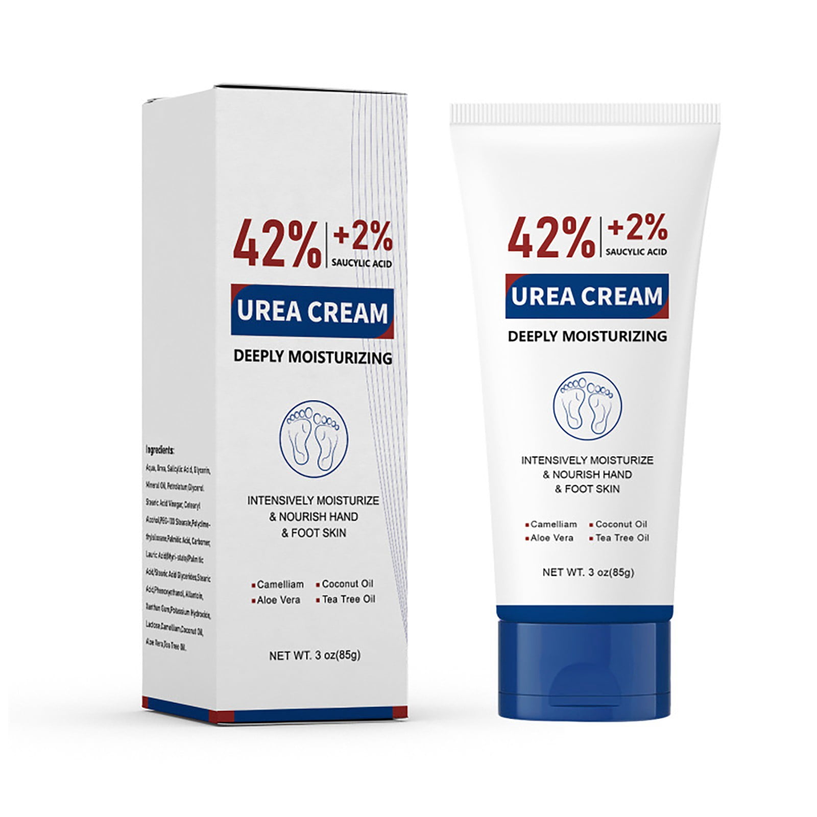2% Saucylic Acid + 42% Urea Cream85g/3.0oz - Intensively Moisturize ...