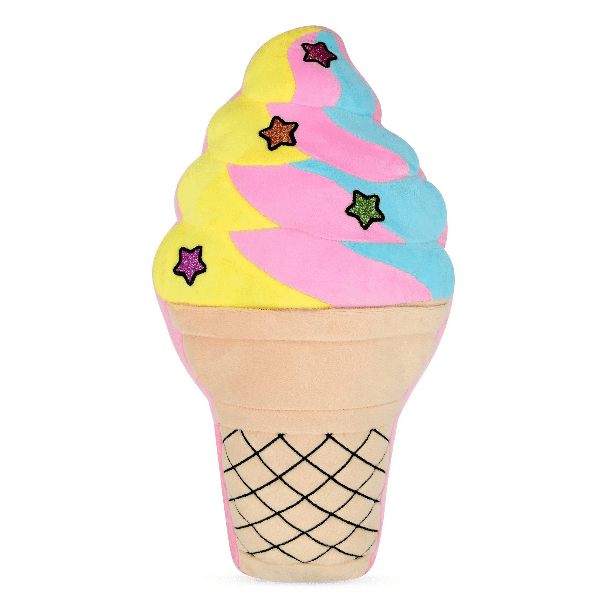 2 Scoops Sparkly Cone Fleece and Glitter Plush - Walmart.com