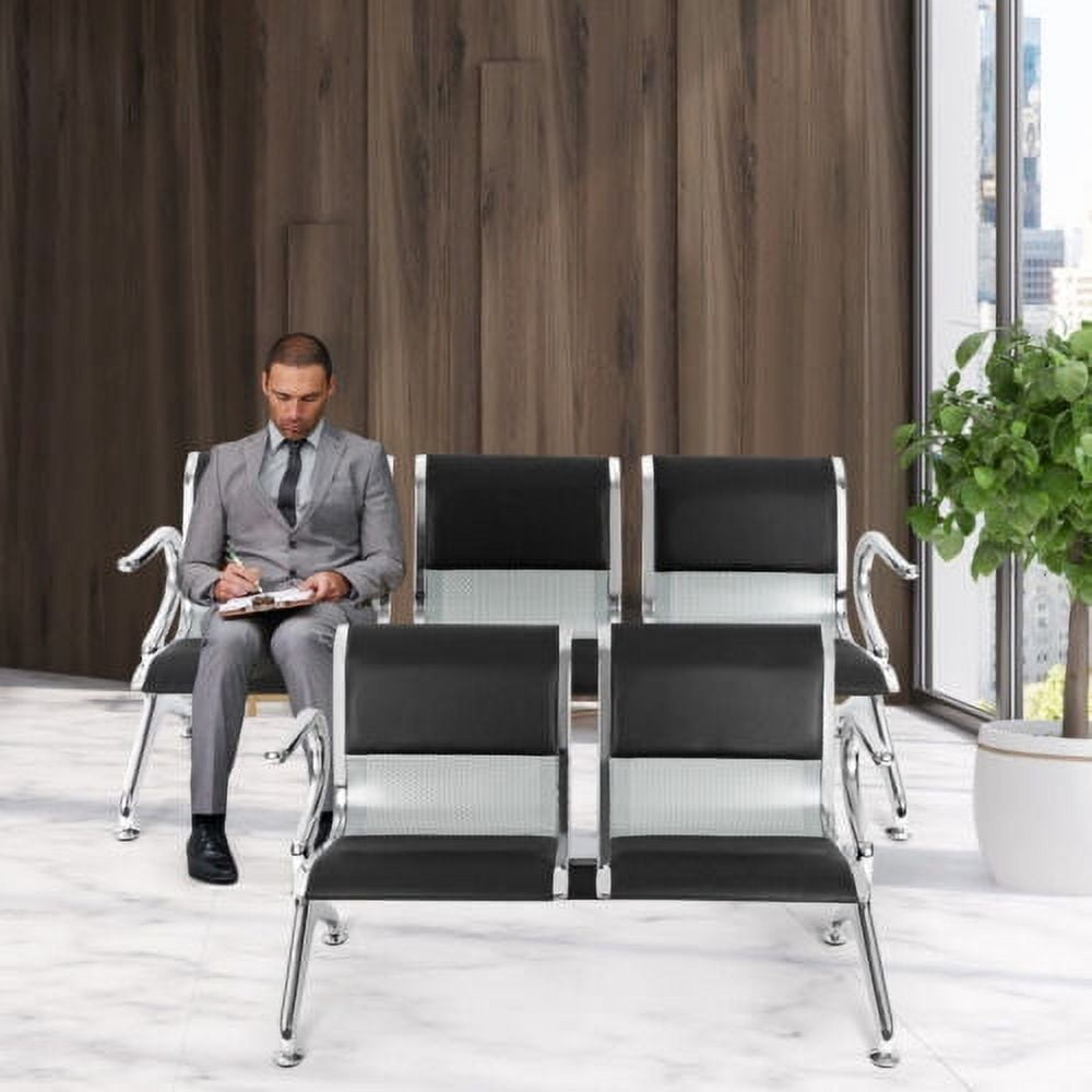 2 Seat+3 Seat Waiting Chair Reception Room Guest Chair Airport Bench ...