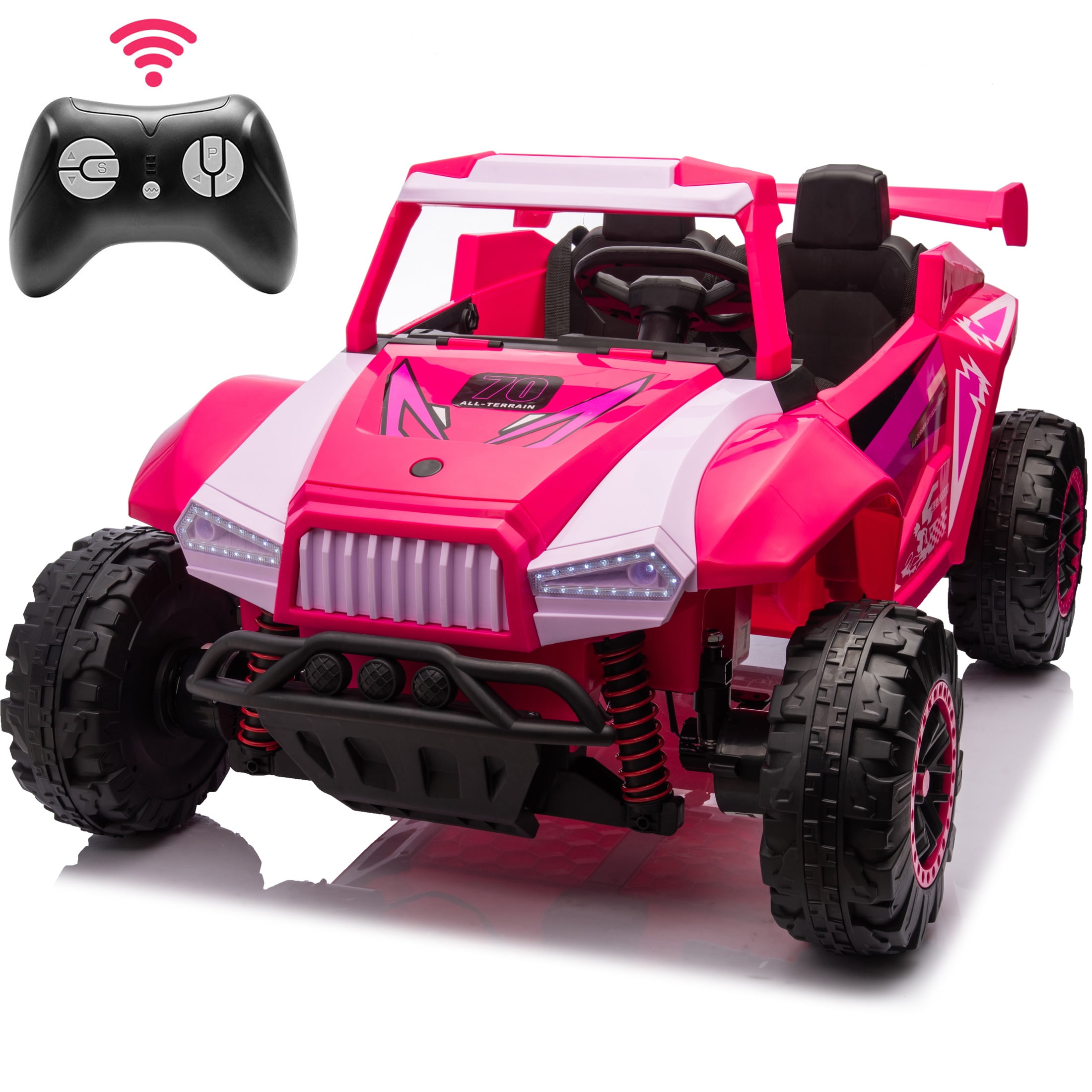 24V Toyota FJ40 Toy Car, 2-Seater with Remote, Music, 4-Wheel ...