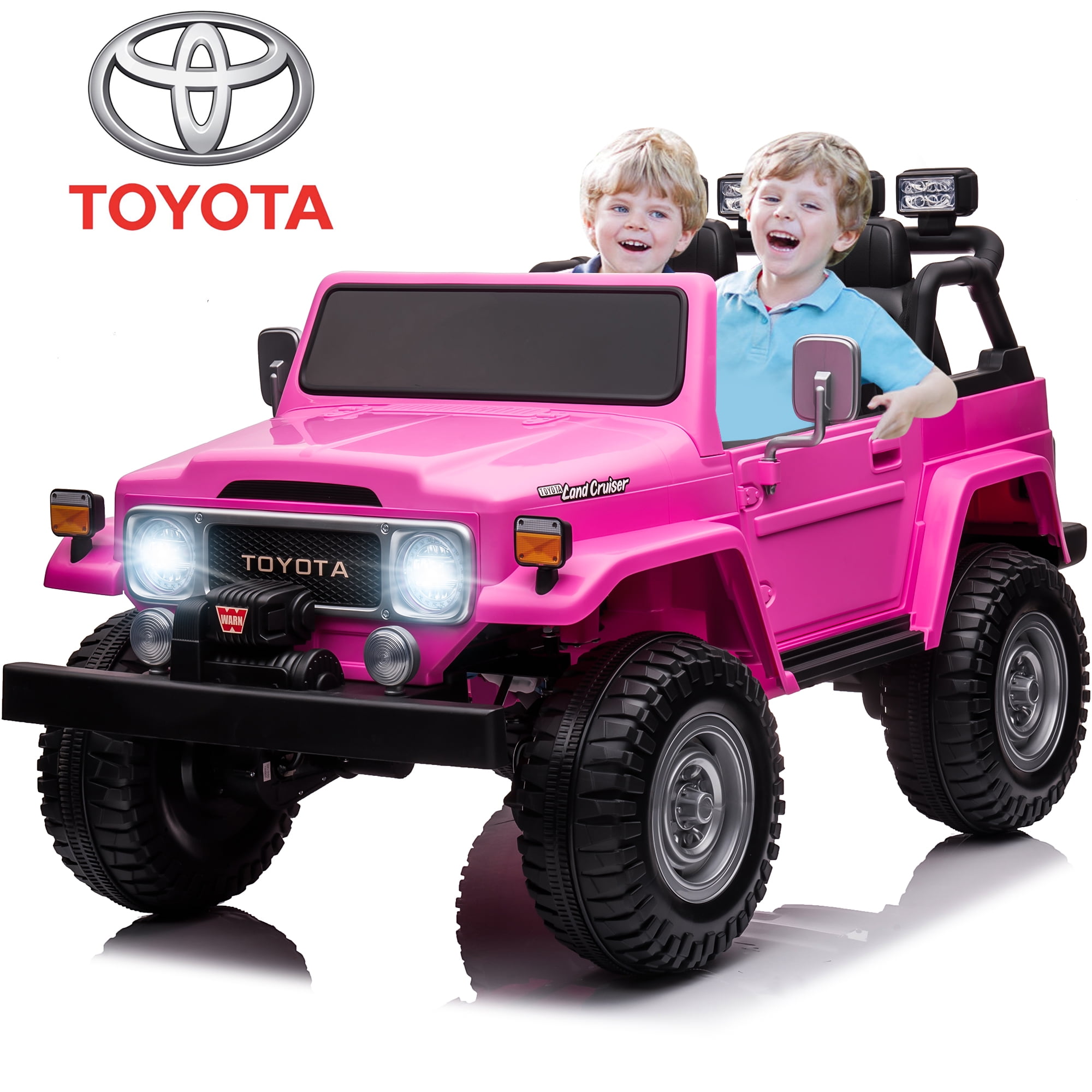 Toyota FJ40 24V Powered Ride on Trucks, Real 2 Seater Ride on Car with ...