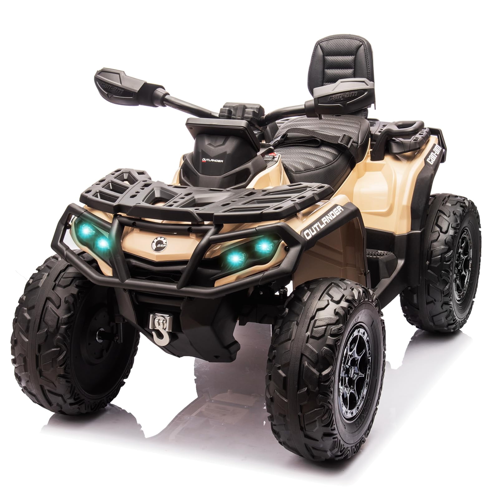 2 Seater Ride On ATV for Kids, 12V 400W Ride on Toy Car with Remote ...