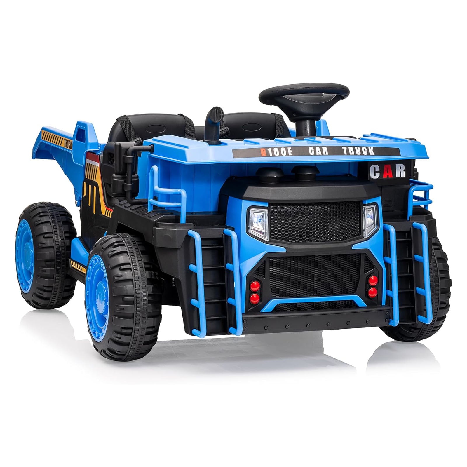 2 Seater Ride On Dump Truck, 24V Ride On Car Toy with Remote Control ...