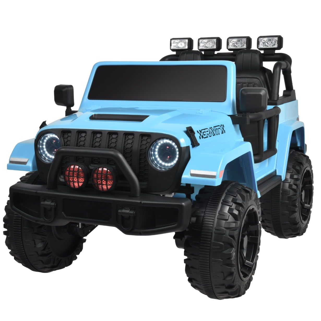 2 Seater Ride On Car for Kids, 24V 4WD Kids Ride on Car Truck Battery ...