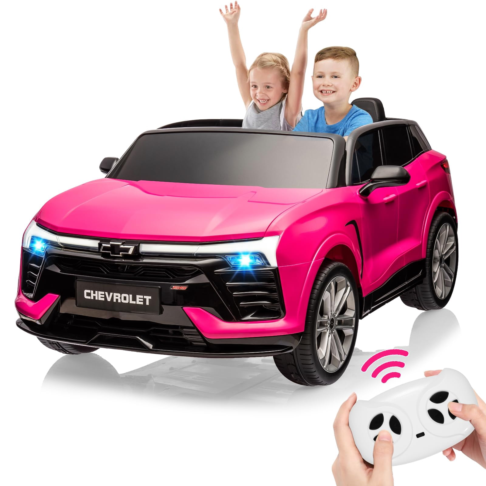 2-Seater SUV Electric Ride-On Car for Kids LicensedChevrol-etBlazer ...