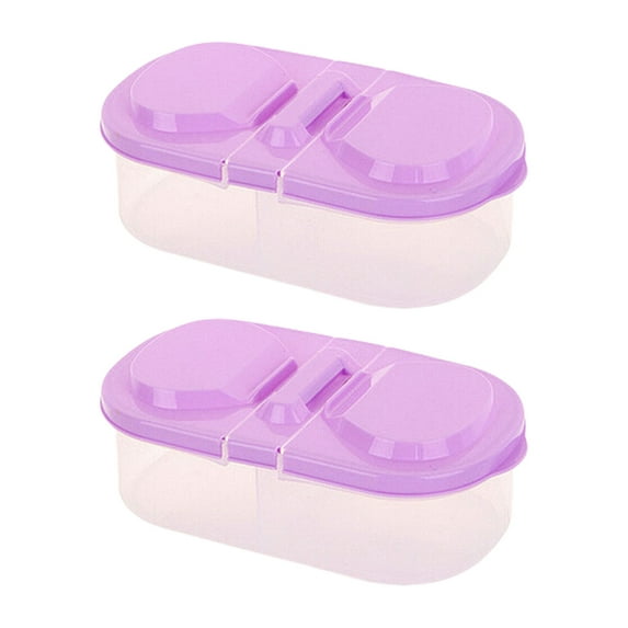 2-Section For Children PP Container With Secure Cover, Portable Home ...