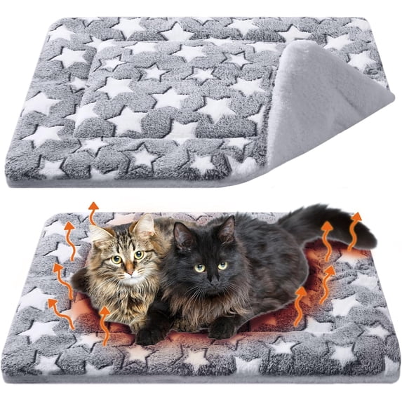 2 Self Warming Mat Self Heating Pad Bed Reversible Machine Washable ...
