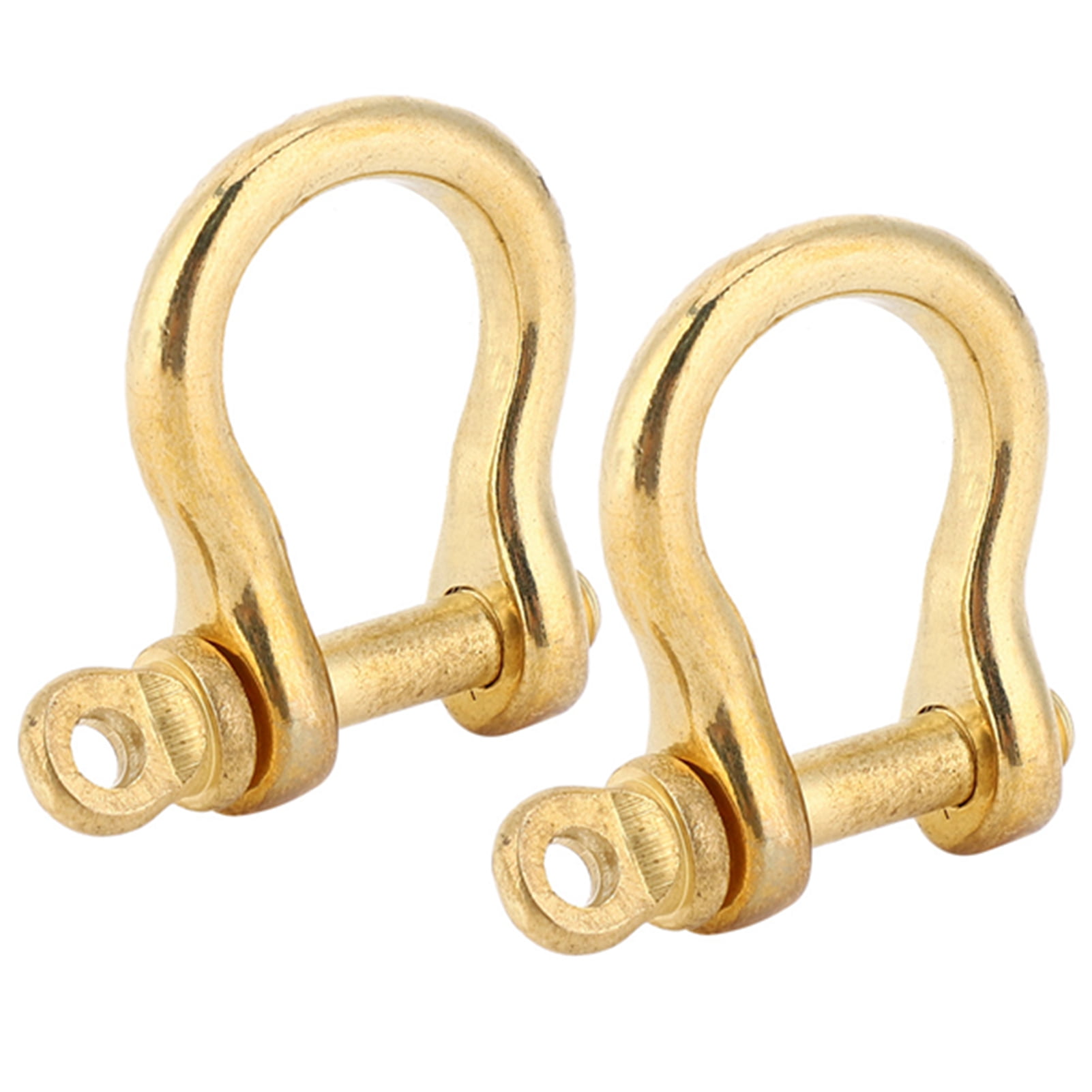 Brass Shackle Key Rings