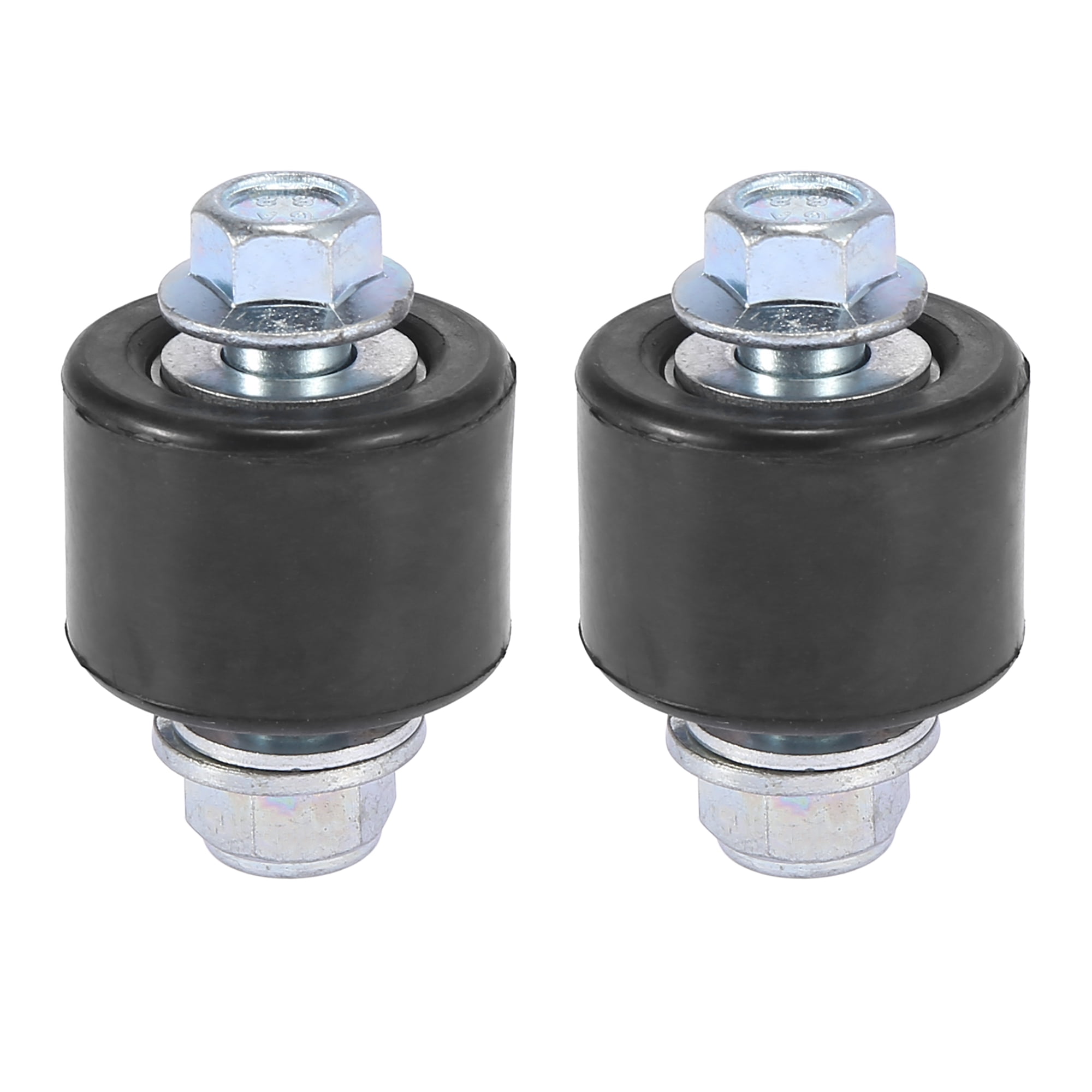 2 Set 10mm Chain Roller Pulley Chain Tensioner Motorcycle Black ...